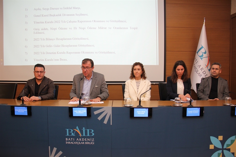 BAİB - Batı Akdeniz İhracatçılar Birliği - BAİB Olağan Mali Genel ...